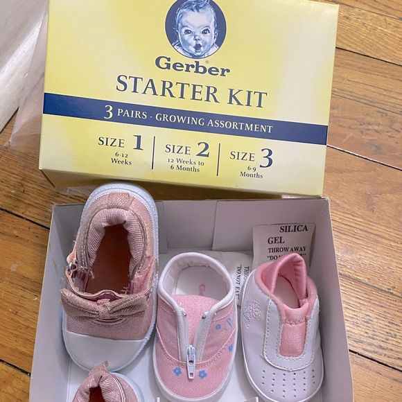 Gerber | Shoes | New Gerber Starter Kit Infant Shoes Size 3 | Poshmark